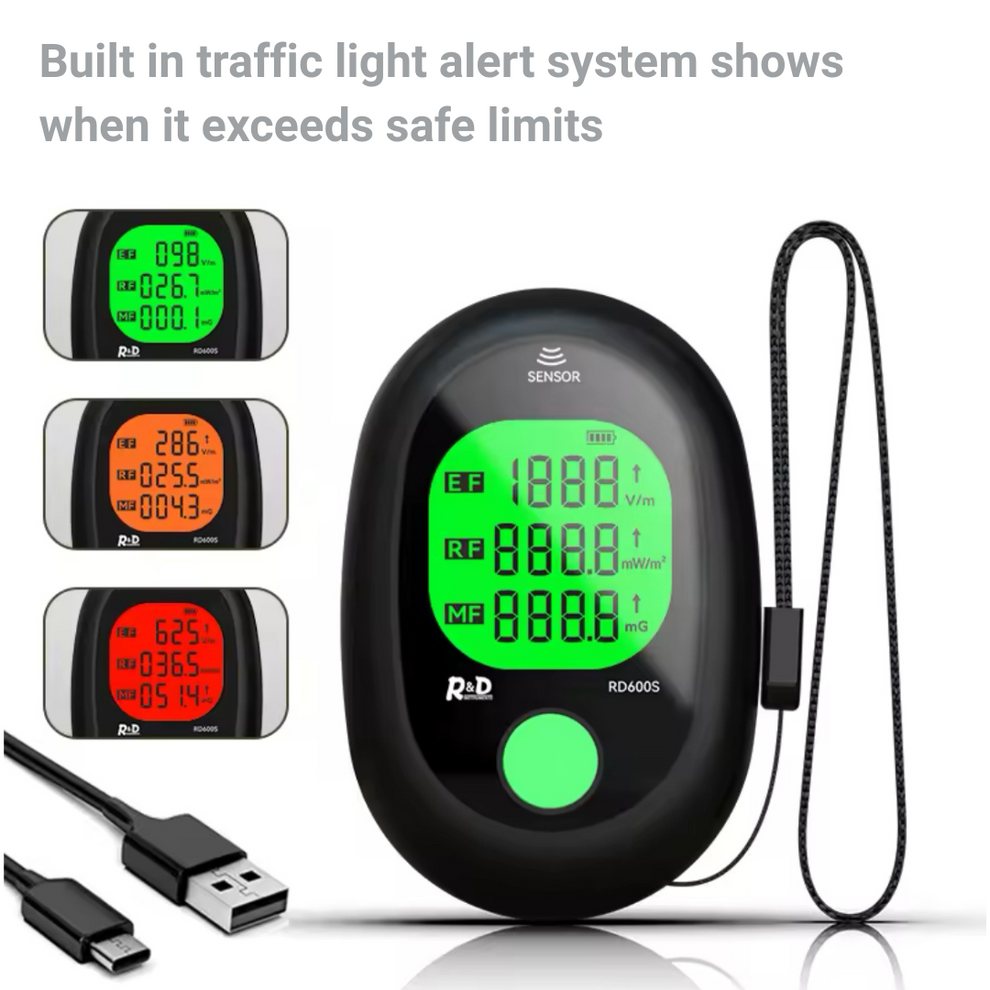 Electromagnetic Field (EMF) Testing Meter RD600S – The Comfy Shield